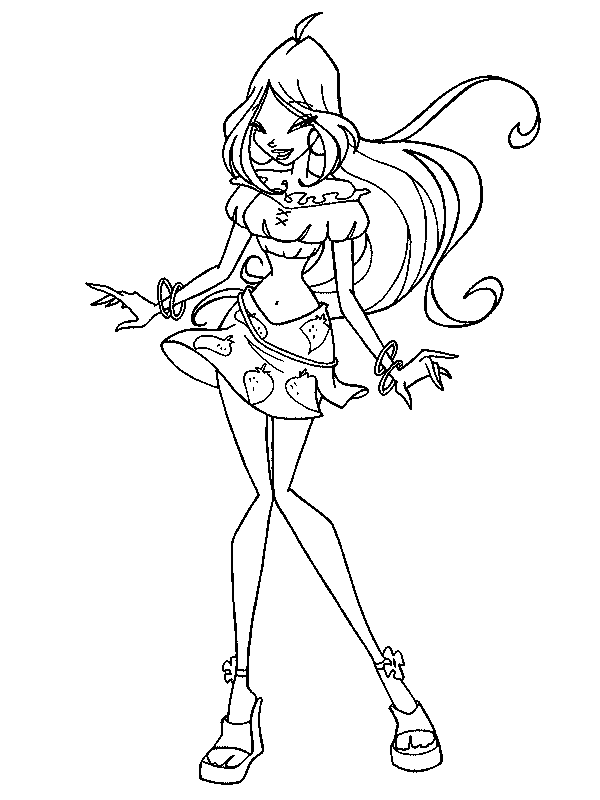 윙스프렌즈 Winx Club 색칠공부~ 네이버 블로그