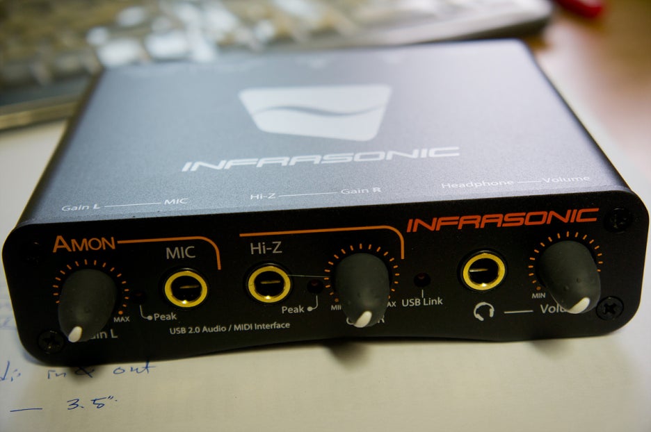USB 오디오 인터페이스, infrasonic AMON : 네이버 블로그