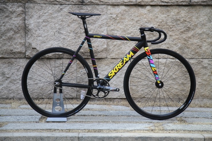 픽스드기어 스크림 스프린트 X 린포체 그룹셋 Sram S300업그레이드 픽스드기어 커스텀 Skream Sprint