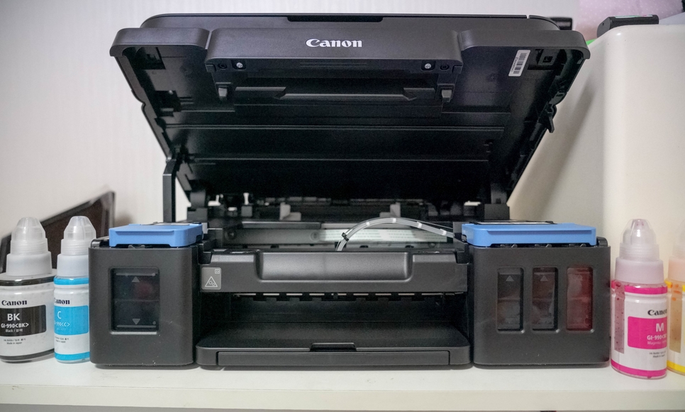 무한잉크 복합기 캐논 G3910(설치 및 사용) : 네이버 블로그