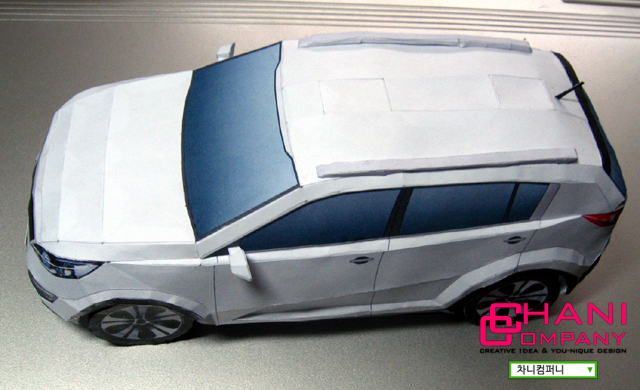 기아 스포티지R 종이모형(페이퍼크래프트) 완성형 / 2010.07.11 (KIA Sportage R Papercraft by ...