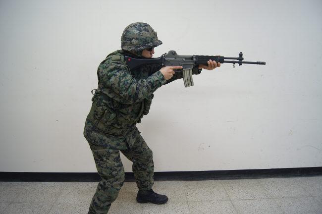 보병전술사격 K2/M16 소총 기본자세 : 네이버 블로그
