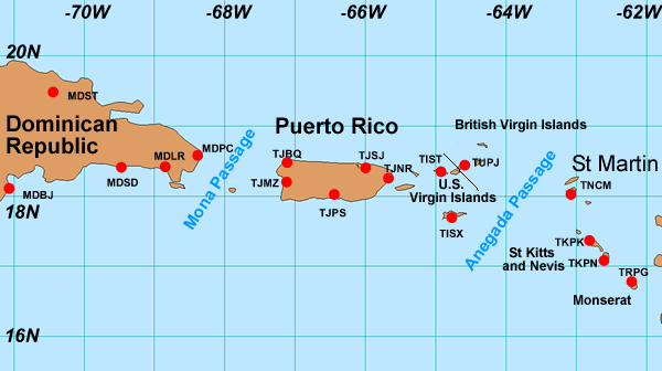 Time Zone Map Usa And Puerto Rico - United States Map